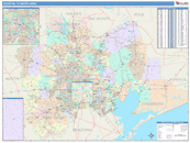 Houston And Surrounding Area Zip Code Map - Map