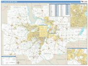 St. Louis Metro Area, MO Zip Code Map - Premium - MarketMAPS