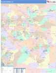 Inland Empire Metro Area, CA Zip Code Map - Premium - MarketMAPS