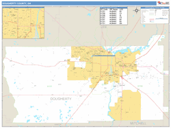 Dougherty County, GA Map Book (Basic Style)