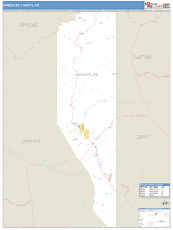 Greenlee County, AZ Map Book (Basic Style)