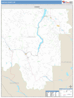 Lincoln County, MT Map Book (Basic Style)