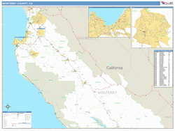 Monterey County, CA Map Book (Basic Style)