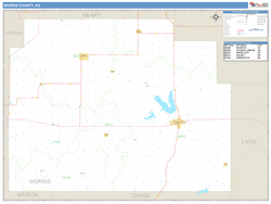 Morris County, KS Map Book (Basic Style)