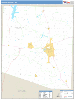 Randolph County, MO Map Book (Basic Style)