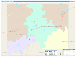 Watonwan County, MN Map Book (Color Cast Style)
