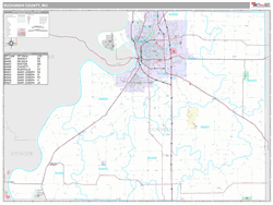 Buchanan County, MO Map (Premium Style)