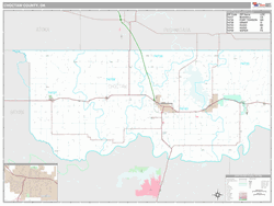 Choctaw County, OK Map (Premium Style)