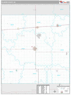 Fillmore County, NE Map (Premium Style)