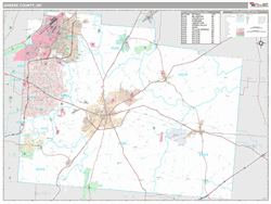Greene County, OH Map (Premium Style)