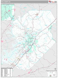 Hall County Georgia Zip Code Map Hall County, Georgia Digital