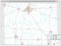 Huron County, OH Map (Premium Style)