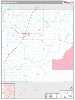 Kalkaska County, MI Map (Premium Style)