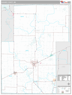 Kanabec County, MN Map (Premium Style)