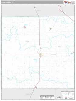 Lynn County, TX Map (Premium Style)