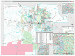 Maricopa County, AZ Map (Premium Style)