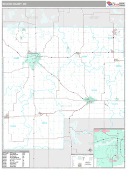 Mcleod County, MN Map (Premium Style)