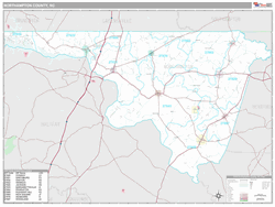 Northampton County, NC Map (Premium Style)