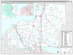 Oswego County, NY Map (Premium Style)