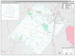 Spotsylvania County, VA Map (Premium Style)