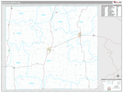 Sullivan County, MO Zip Code Map (Premium Style)