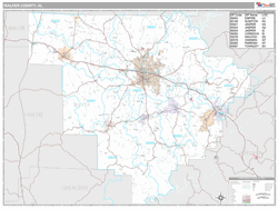 Walker County, AL Map (Premium Style)