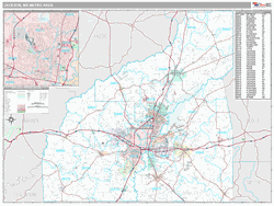 Jackson Metro Area Map (Premium Style)