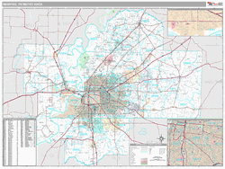Memphis Metro Area Map Book (Premium Style)