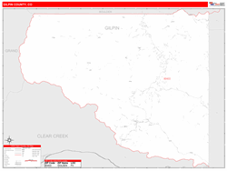 Gilpin County, CO Map Book (Red Line Style)
