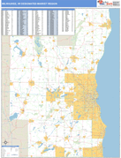Milwaukee, WI DMR Digital Map - Basic - MarketMAPS