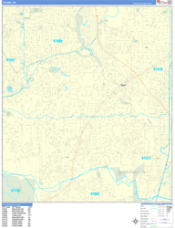 Tigard Oregon Wall Maps - MapSales