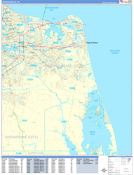 Virginia Beach Zip Code Map - United States Map