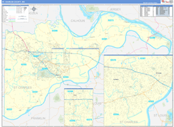 St. Charles County, MO Wall Maps - MapSales