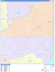 Tigard Oregon Wall Maps - MapSales