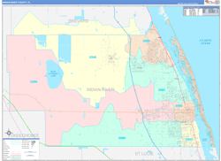 Indian River County, FL Wall Maps - MapSales