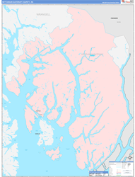 Ketchikan Gateway Borough (County), AK Wall Maps - MapSales