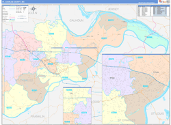 St. Charles County, MO Wall Maps - MapSales