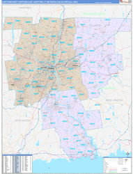 West Hartford Zip Code Map - Map