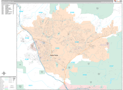 Santa Clarita California Wall Maps - MapSales