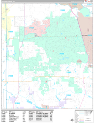 Warner Robins Georgia Wall Maps - MapSales