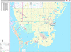 St Pete Zip Code Map - Map