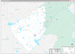 Calaveras County, CA Wall Maps - MapSales