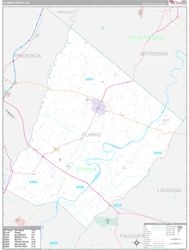 Loudoun County, VA Wall Maps - MapSales