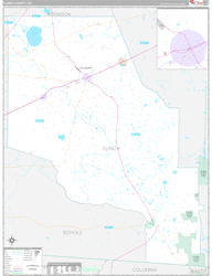 Columbia County, FL Wall Maps - MapSales
