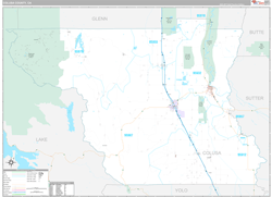 Colusa County, CA Wall Maps - MapSales