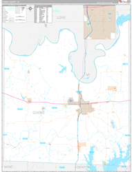 Cooke County, TX Wall Maps - MapSales