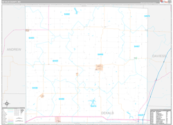 DeKalb County, MO Wall Maps - MapSales