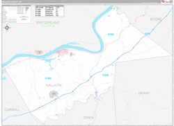 Boone County, KY Wall Maps - MapSales