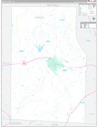 Gadsden County, FL Wall Maps - MapSales