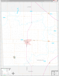 Lubbock County, TX Wall Maps - MapSales